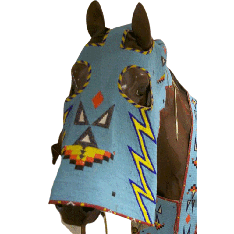 Horse Mask Beaded Native American Horse Regalia HMK06 – MyPowwowStore